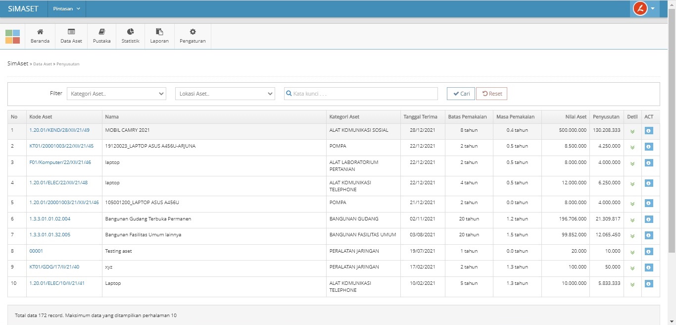 Aplikasi SimAset Versi Advanced | Generate Software Murah Aplikasi SimAset Versi Advanced | Generate Software Murah